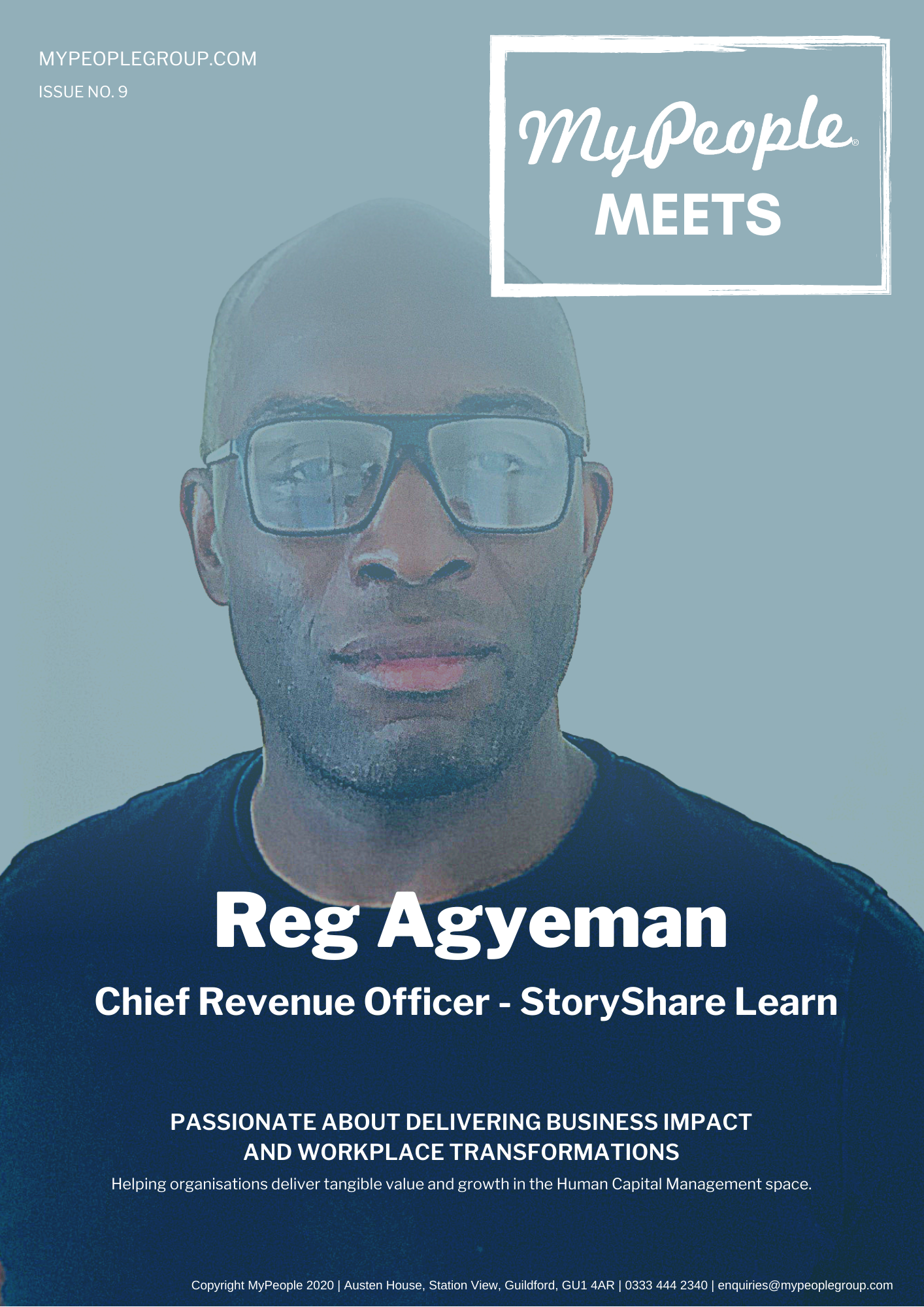 MyPeople Meets … Reg Agyeman - MyPeopleGroup
